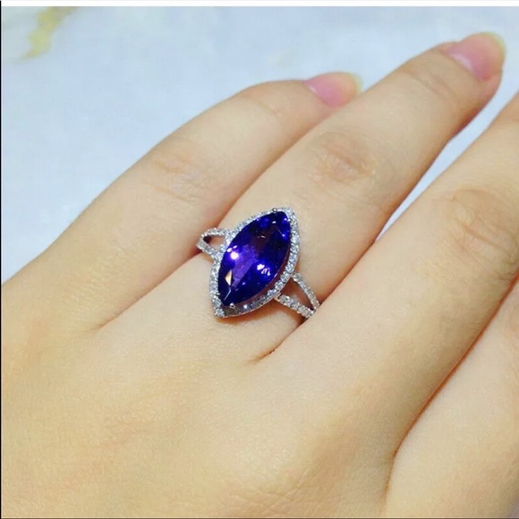 Jewelry | Ladies Purple Big Fashion Ring | Poshmark